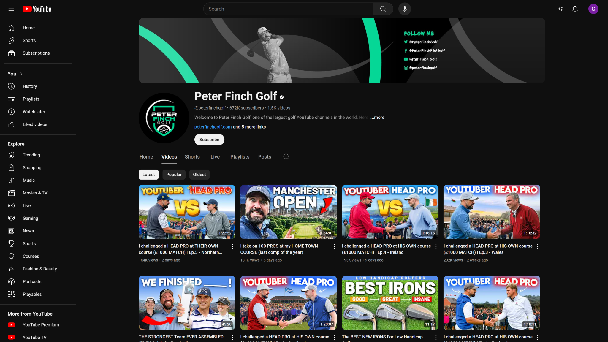 The 15 Best Golf YouTube Channels in 2024 - The Golfers' Yard