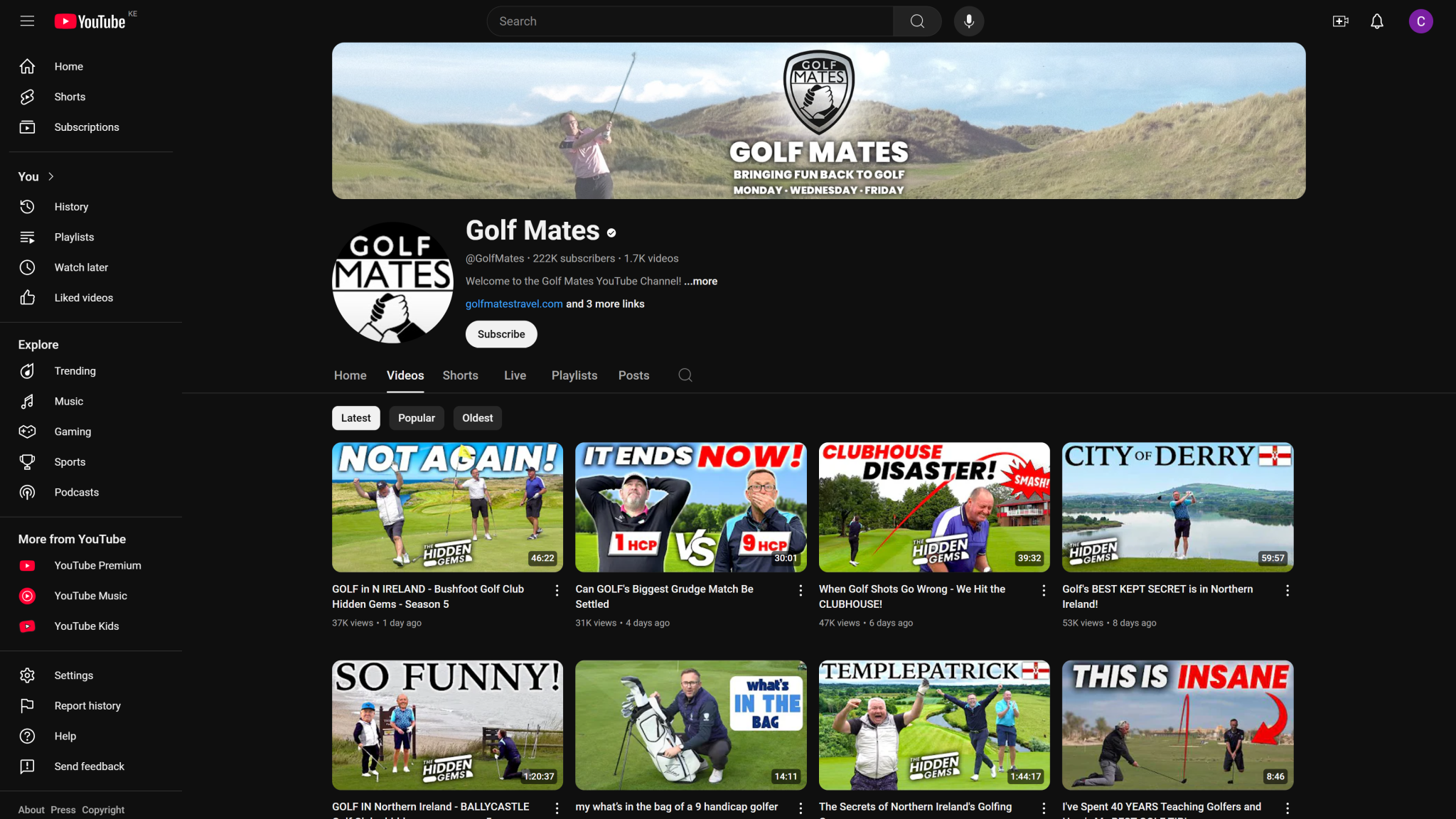 The 10 Best Golf YouTube Channels for Beginners - The Golfers' Yard