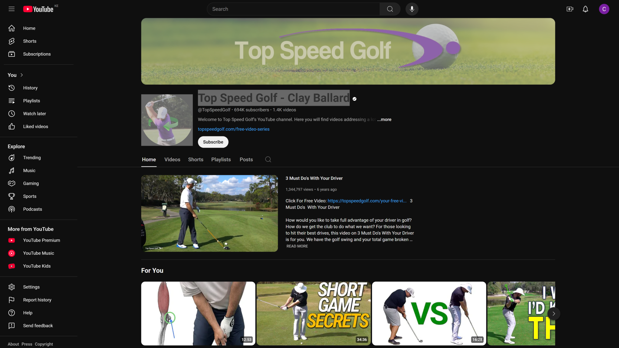 The 10 Best Golf YouTube Channels for Beginners - The Golfers' Yard